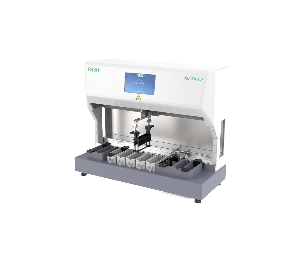 Baso 28 Slides Cell Smear Automated Stainer With 2 Racks BSJ-DB128